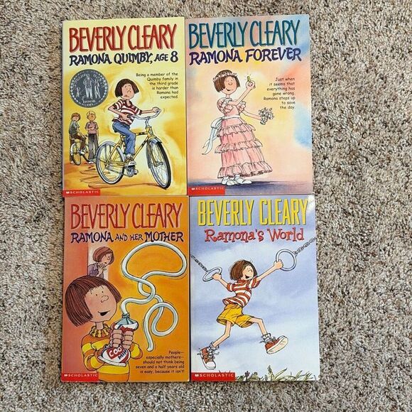 Scholastic | Other | Beverlycleary Ramona Quimby 4 Book Lot | Poshmark